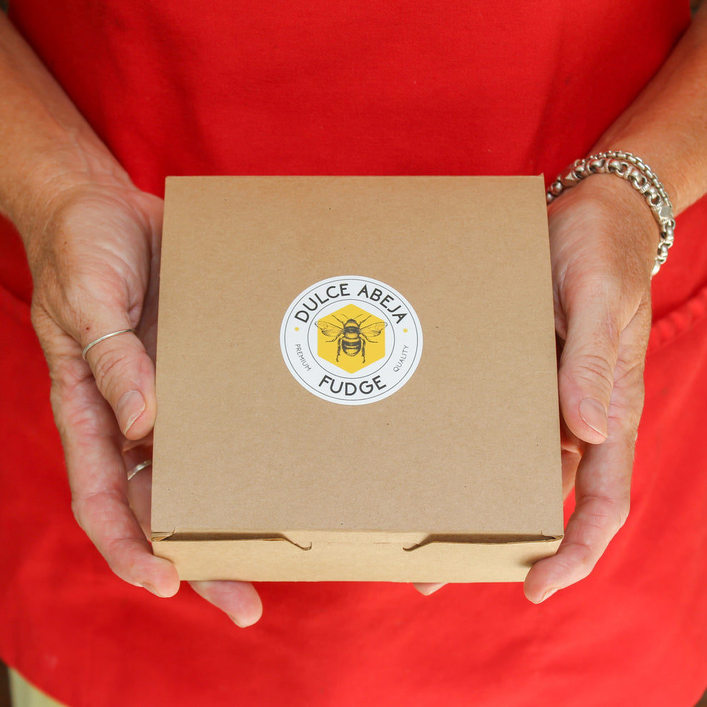 4 Piece Custom Fudge Box – Dulce Abeja Fudge